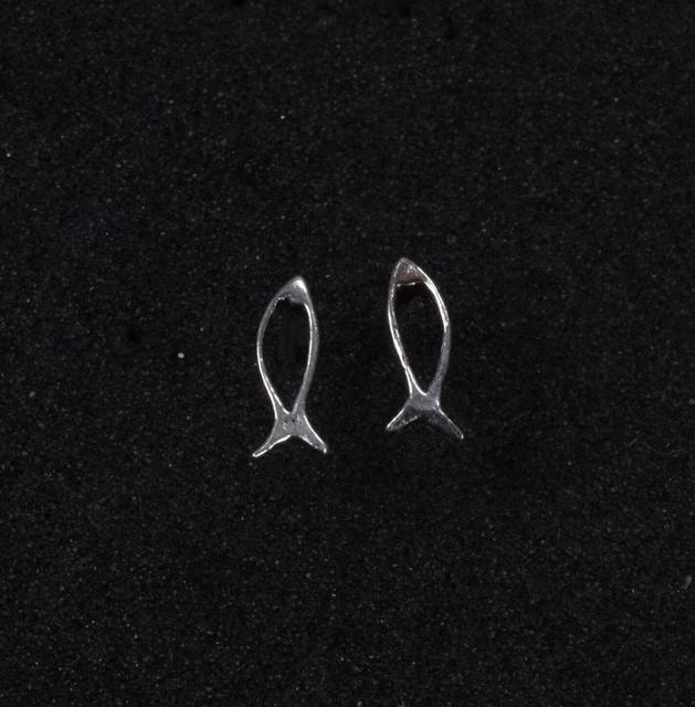 925 SOLID STERLING Silver Plain Stud Earring f183 EUR 6,07 - PicClick FR
