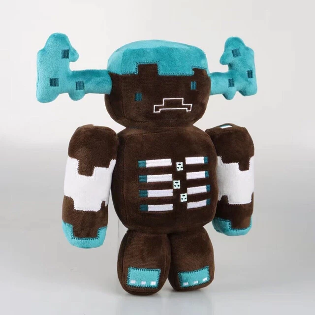 MINECRAFT PLUSH TOY Guardian Warden Stand 27cm Stuffed Animal Figure ...