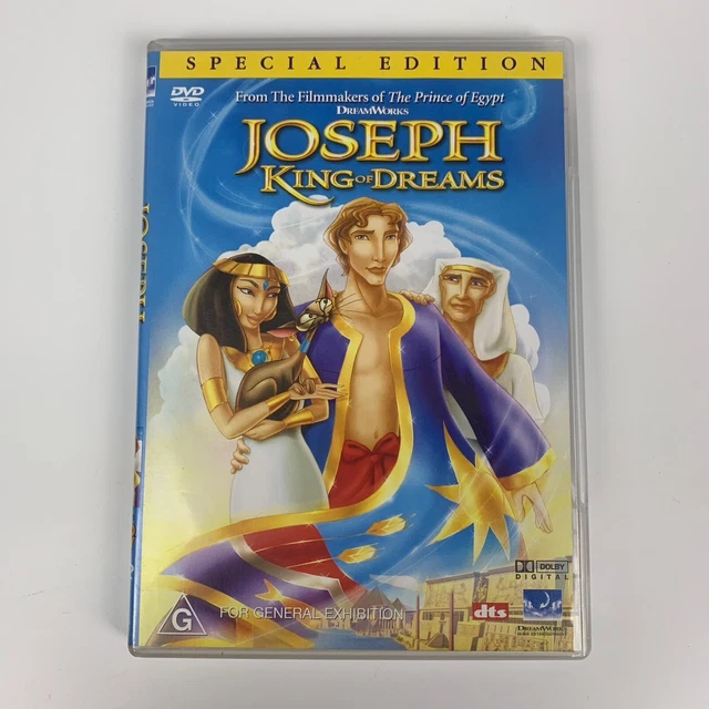 JOSEPH KING OF Dreams (DVD 2000) DreamWorks animation Region 4 $12.95 - PicClick AU