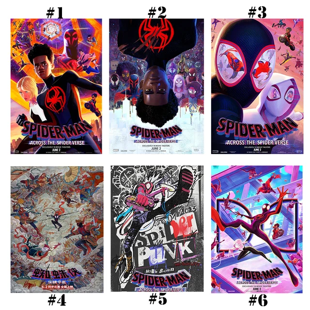 CUSTOM SPIDER-MAN ACROSS the Spider-Verse 2023 Movie Poster EUR 13,95 ...