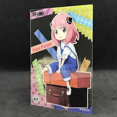 SPY X FAMILY ANYA FORGER No.24 Japanese Collectable Clear Card Anime $8 ...