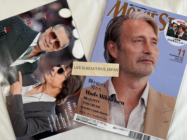 MOVIE STAR NOVEMBRE 2025 rivista Giappone Raymond Lam MADS MIKKELSEN ...