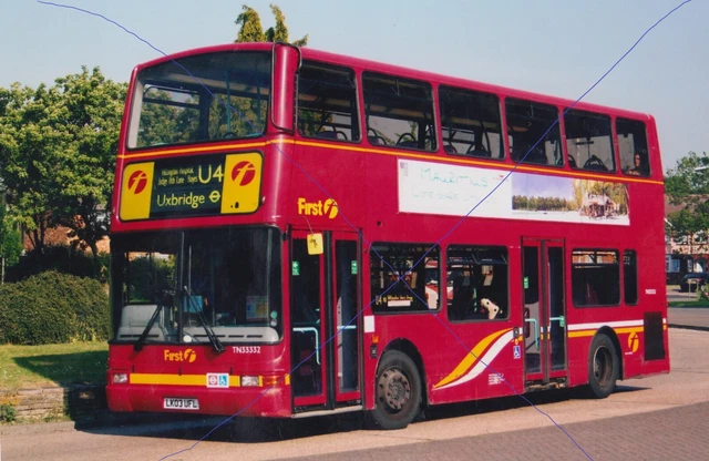 BUS PHOTO OF A London First Dennis Trident Photograph Tn33332 Picture ...