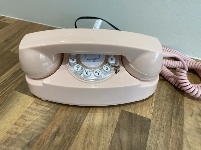 CROSLEY PINK Princess Push Button Phone CR59 Fully Tested And Working £ ...