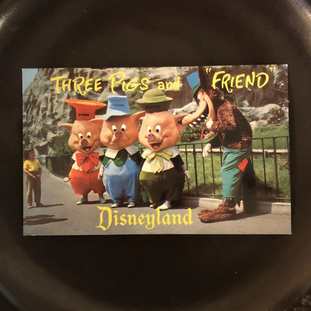 THREE PIGS AND FRIEND Disney Costumes 1960's Disneyland CA Theme Park ...