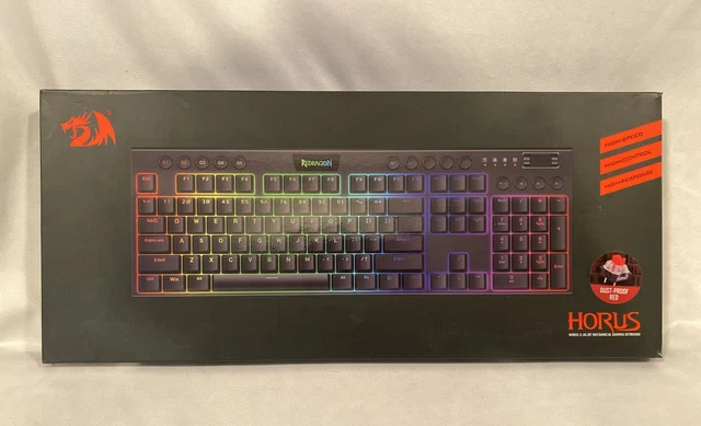 REDRAGON K618-RGB HORUS Wireless RGB Mechanical Keyboard Bluetooth/2 ...