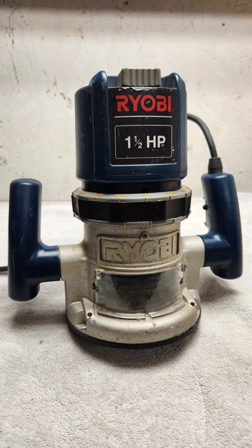 RYOBI R160 R160U Hand Router, 1/4” Collet, 1-1/2 HP, 25000 RPM, 8 Amp ...