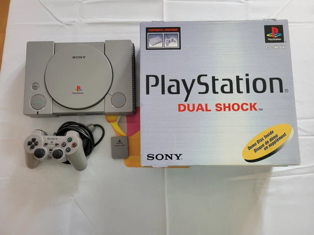 SONY PLAYSTATION 1 PS1 DualShock CONSOLE SCPH-7501 With Original Box ...