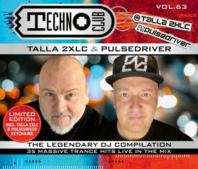 CD TECHNO CLUB Vol. 63 De Talla 2XLC / Pulsedriver 2CDs Incl. Porte-Clés EUR 25,07 - PicClick FR