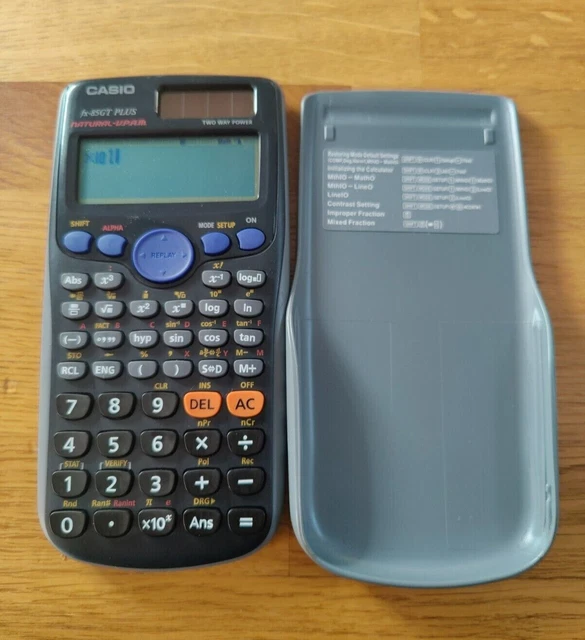 CASIO SCIENTIFIC CALCULATOR fx-85GT PLUS in excellent working condition ...