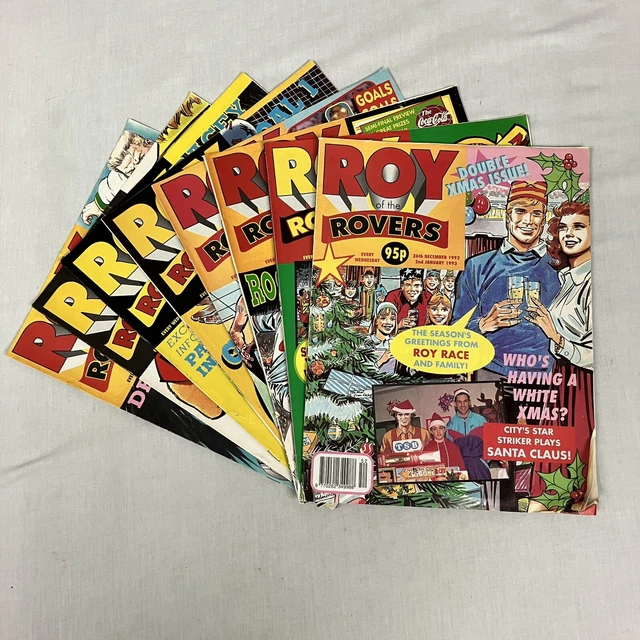 VINTAGE ROY OF The Rovers Comics Magazines Bundle Of 8 - January To ...
