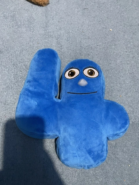 CBEEBIES NUMBER JACKS numberjacks four 4 soft plush toy Blue £38.00 ...