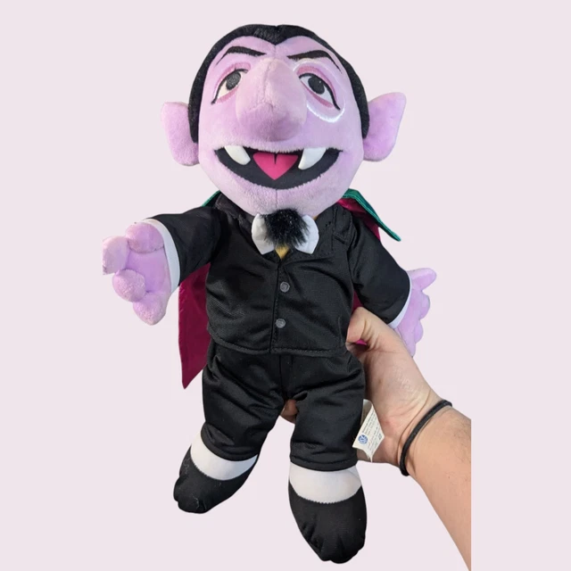 SESAME STREET THE Count Von Count 14" Plush Doll Dracula Vampire Soft ...
