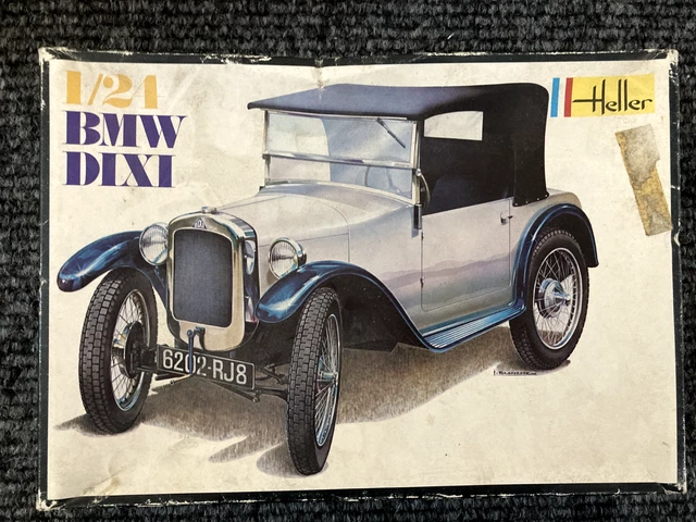 HELLER 1:24 1928 BMW DIXI model car kit, complete, sealed bags £21.50 ...