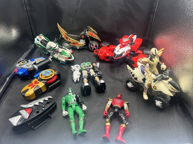 POWER RANGERS BUNDLE Job Lot Figures, Vehicles And Wrist Items. £19.99 ...