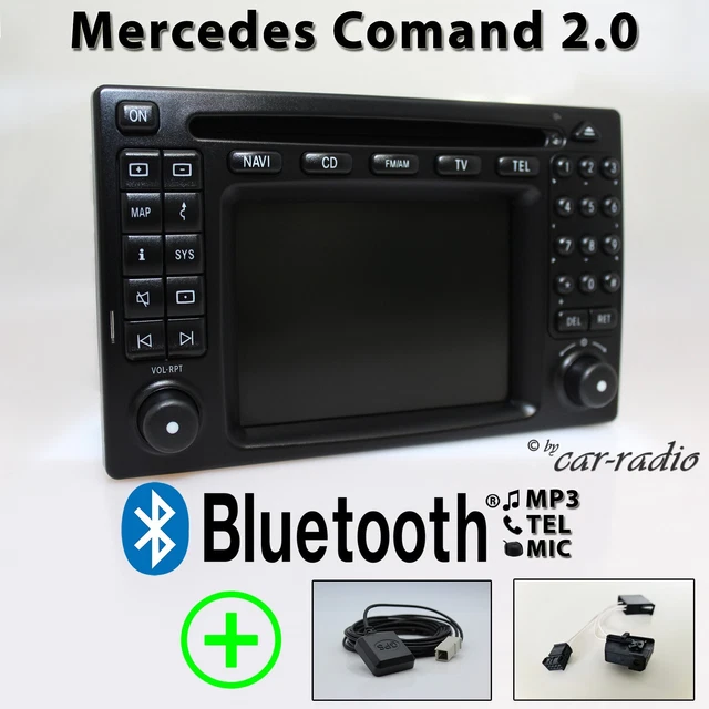 ORIGINAL MERCEDES COMAND 2.0 Bluetooth Radio FSE Mikrofon W208 W210 CLK ...
