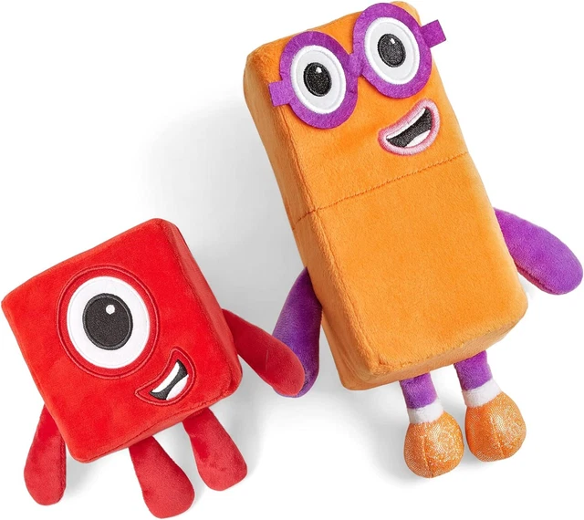 LEARNING RESOURCES ONE and Two Playful Pals Numberblocks Plush Squishy ...