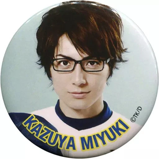 BADGEPIN TAKUMA WADA Kazuya Miyuki Can Badge "Stage Ace of Diamond The ...