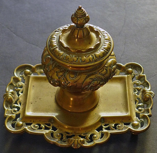 VINTAGE INK WELL, Likely Victorian Era $9.50 - PicClick