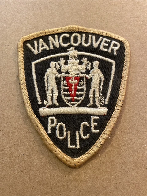 VINTAGE PATCH, VANCOUVER Police Patch, Sew On Patch Police B.C. Canada ...