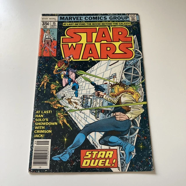 STAR WARS NO 15 Marvel Comics Archie Goodwin Luke Skywalker US Edition ...