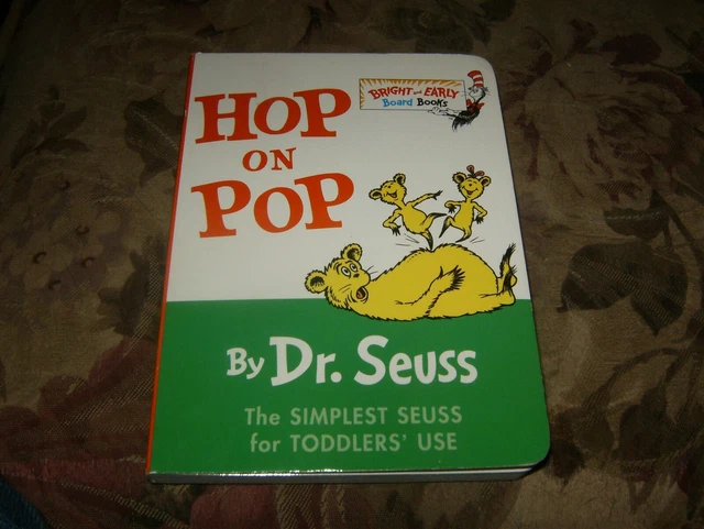 HOP ON POP by Dr. Seuss, Board Book, Good-Shape, 2004. $2.75 - PicClick CA