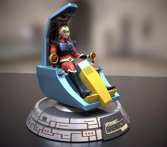 DUKE FLEED COCKPIT Actarus Goldrake Ufo Robot 23 cm Action Figure ...