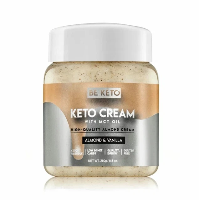 BEKETO KETO CREAM Krem Vanilla Almond MCT spread 250ml £12.42 - PicClick UK