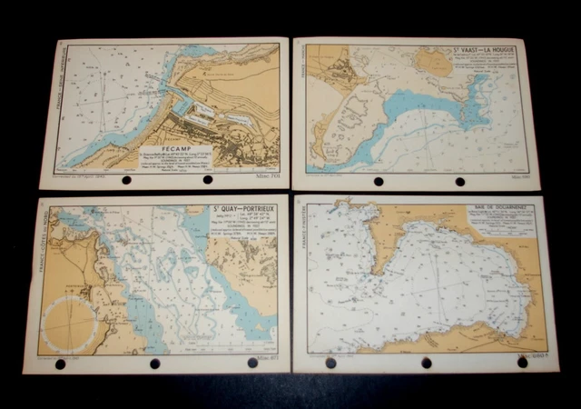 D-DAY OVERLORD PLANNING maps for invasion of FRANCE -WW2 1943 FECAMP ...