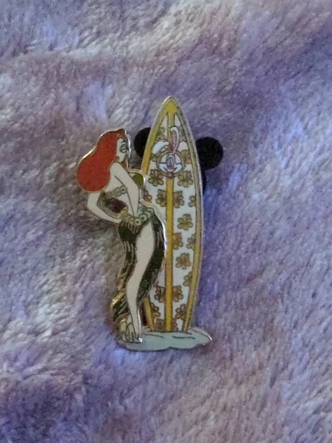 RARE DISNEY JESSICA Rabbit on Beach with Surfboard Pin 39407 EUR 17,18 ...