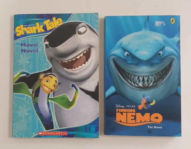 SHARK TALE MOVIE Novel & Finding Nemo: The Novel Paperback Book x2 Kids ...
