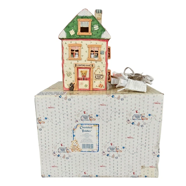 CHERISHED TEDDIES CHRISTMAS Carol #622788 Scrooge And Marley's Office ...