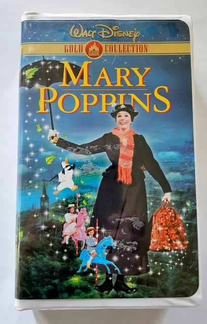 MARY POPPINS VHS Tape 2000 Walt Disney Gold Collection Edition ...