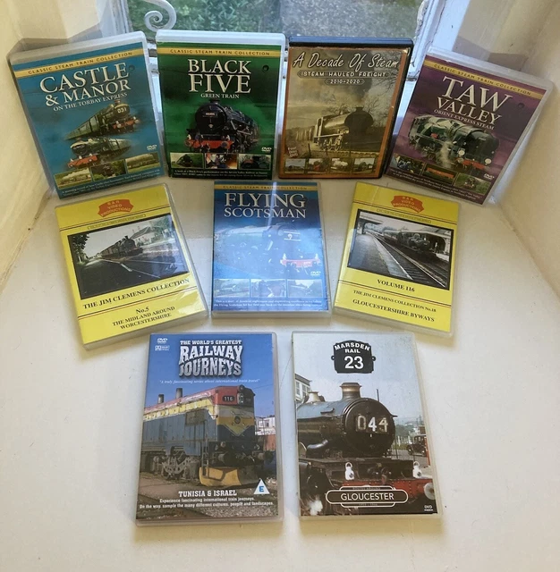 STEAM TRAIN 🚂 Railway DVD Bundle (Flying Scotsman, Taw Valley ...