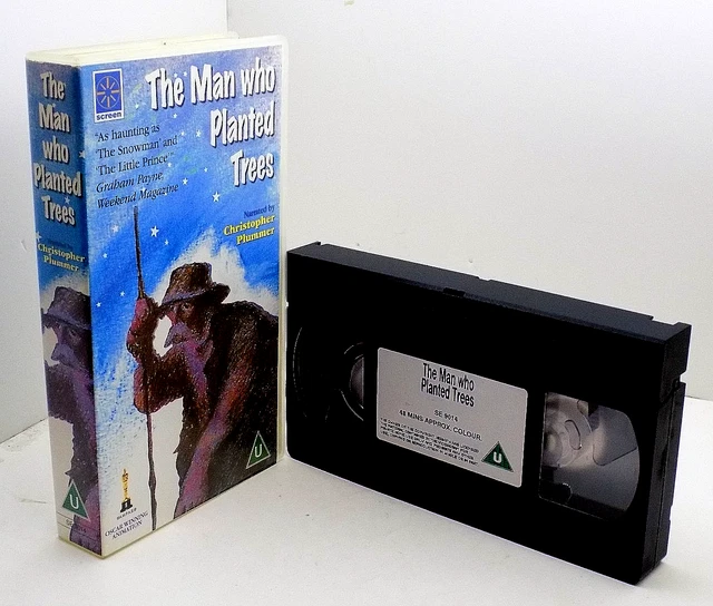 THE MAN WHO Planted Trees VHS Video Tape (1986) Narrated By Christopher ...