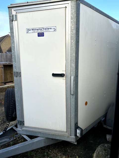 IFOR WILLIAMS BOX trailer BV105 with Split Rear Door/Ramp option, V/G ...