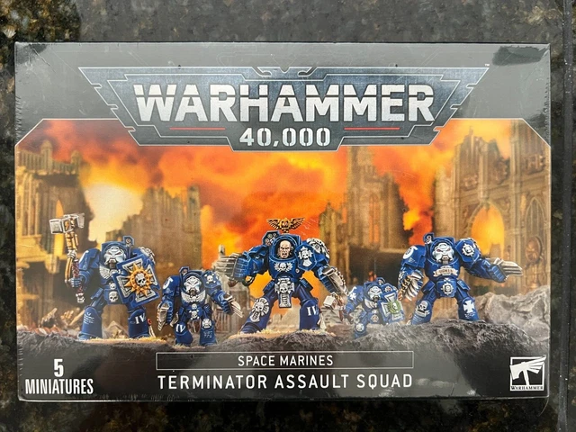 SPACE MARINES TERMINATOR Assault Squad Warhammer 40K New In Box NIB ...