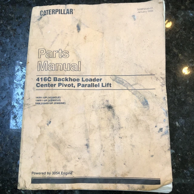 CATERPILLAR 416C 426C 428C 436C 438C Backhoe Loader Trans Op Service Manual 5YN1 EUR 106,91 ...