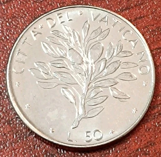 🇻🇦 VATICAN CITY 🇻🇦 Coin 50 Lire 1975 Pope Paul Vi Paulus Vi £2.03 - PicClick UK