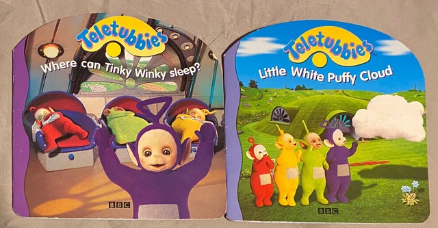 TELETUBBIES WHERE CAN Tinky Winky Sleep? & Little White Puffy Cloud P ...