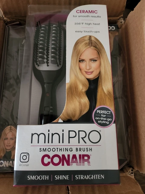 Conair Mini PRO Ceramic Smoothing Straightening Brush, BC11 | atelier ...