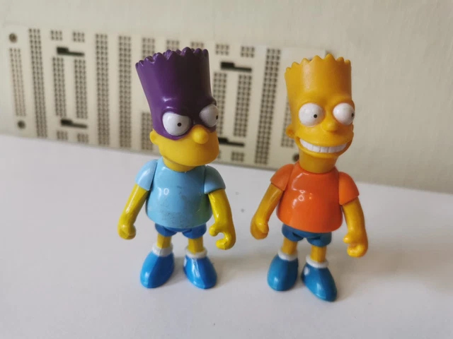 VINTAGE BART SIMPSON And Bartman Figure Bundle 1990 The Simpsons £15.00 ...