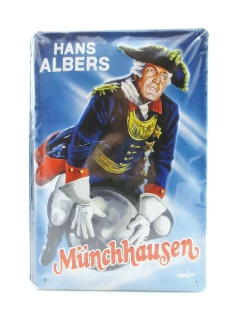 BLECHSCHILD HANS ALBERS Kino Film Metall Schild 30cm,Nostalgie Metal ...