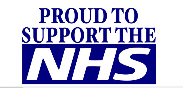 SUPPORTING NHS CHARITY Modern Car/Van Sticker Nurse/Doctor Window wall ...