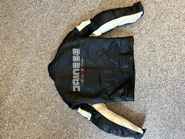 DAINESE LADIES RETRO Motorcycle Leather Jacket - Size 44 £200.00 ...