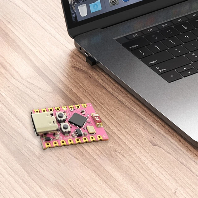 Esp32 C3 Dev Board 33 6v Power Supply Esp32 Supermini Low Power Pink