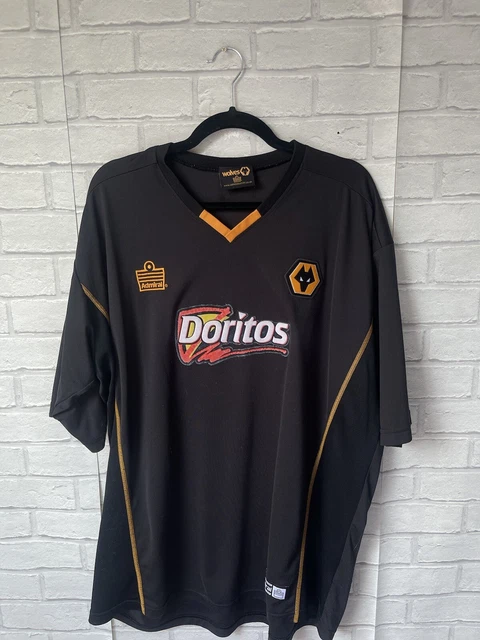 WOLVERHAMPTON WANDERERS 2003-2005 Away Shirt Admiral Doritos - Adult Xl ...