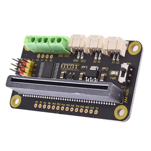 MICRO:BIT MOTOR DRIVER Board to Drive Two-Way Motors/Three-Way Servos ...
