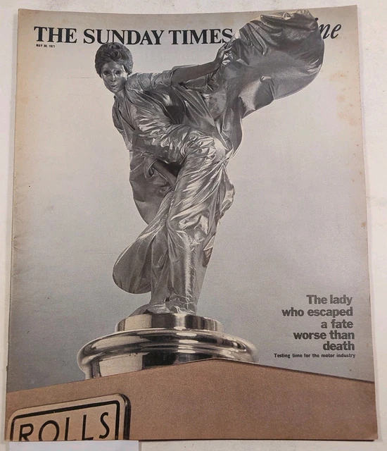 SUNDAY TIMES MAGAZINE 30th May 1971 Motoring, Opus Dei, Morocco, Art ...