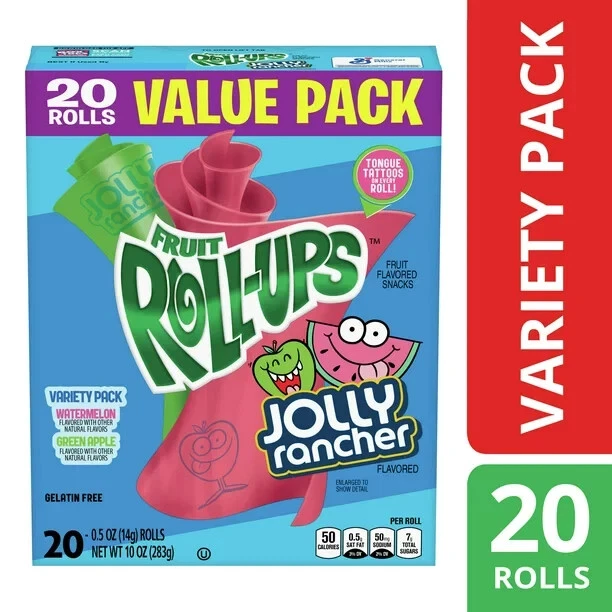 FRUIT ROLL-UPS FRUIT Snacks Variety Pack (0.5 Oz., 72 Pk.) FREE ...